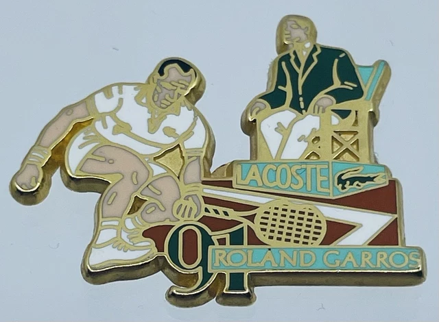 PIN'S PINS PIN Tennis Roland Garros 1991 - Lacoste Guy Forget - Arthus Bertrand EUR 9,99 ...