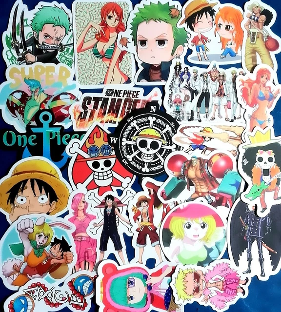 LOT DE 25 autocollants stickers - Manga One Piece (Réf 6) (12.2023) EUR ...