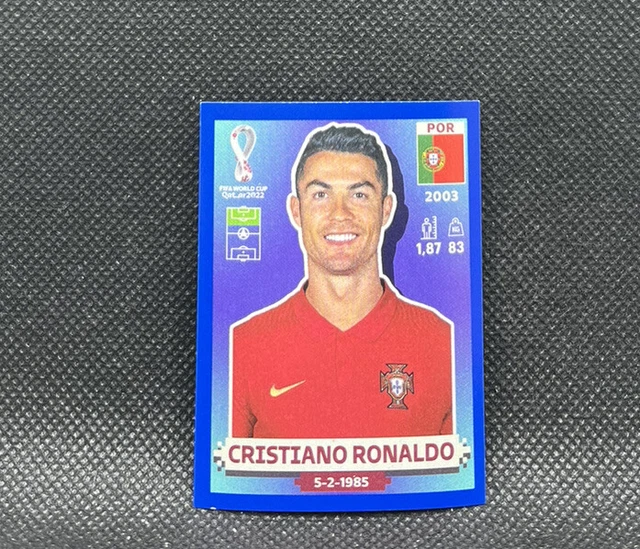 CRISTIANO RONALDO PANINI FIFA World Cup Qatar 2022 Stickers #POR 18 ...