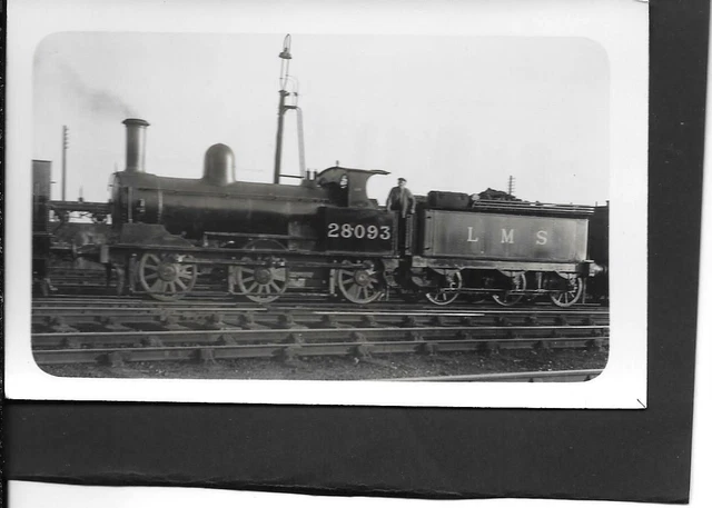 LMSR - EX Lnwr Coal Engine 0-6-0 - No.28093 - Vintage Image - # Ref ...