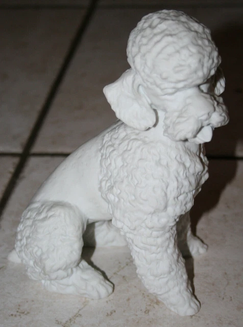 GROSSE PORZELLANFIGUR KAISER Hund " Pudel" Bisquitporzellan EUR 50,00 ...