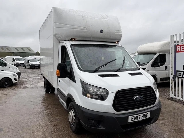 2017 FORD TRANSIT 350 Luton box van tail lift 108k miles Euro 6 No Vat ...