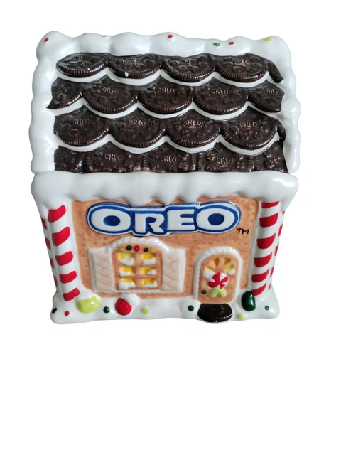 OREO GINGERBREAD HOUSE Cookie Jar*5th In Series* Introduced in 2001 ...