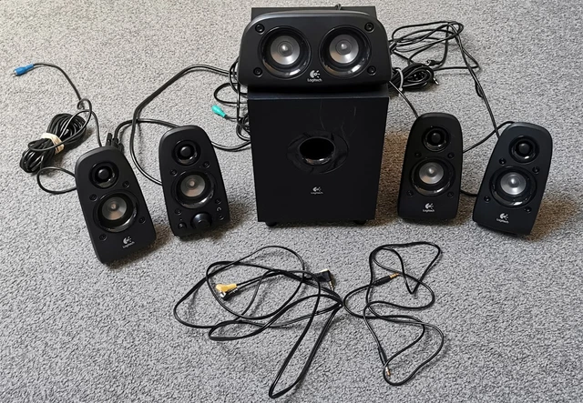 LOGITECH Z506 5.1 Surround Sound Multimedia Speaker System VGC, Tested ...