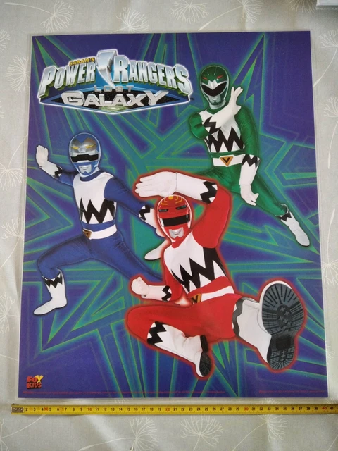 POSTER AFFICHE SABAN FOX KIDS 2000 - POWER RANGERS LOST GALAXY - B EUR ...