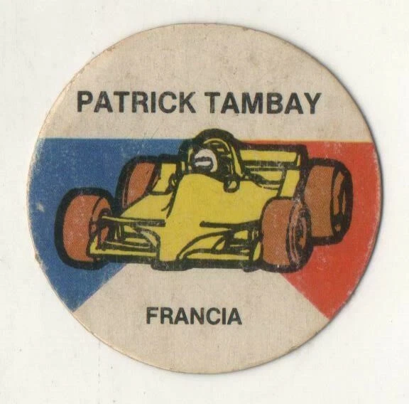 PATRICK TAMBAY RACE Car Driver Formula 1 Rare Vintage Card Argentina ...