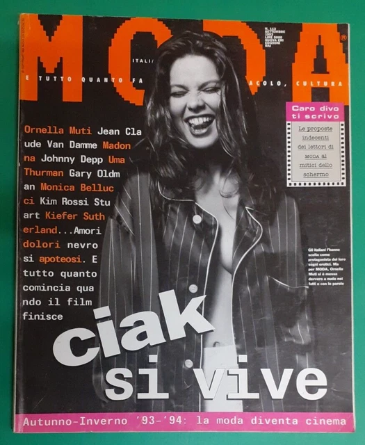 ORNELLA MUTI UMA Thurman Mario Van Peebles Jc Van Damme Moda Magazine 9 ...