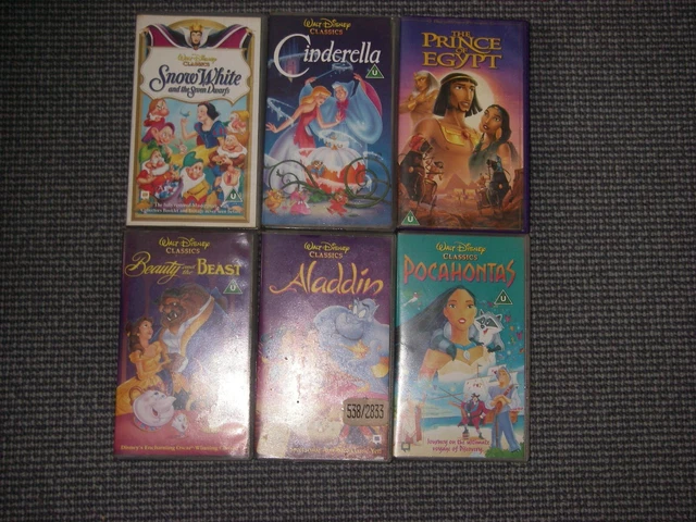 6 WALT DISNEY vhs bundle £30.00 - PicClick UK