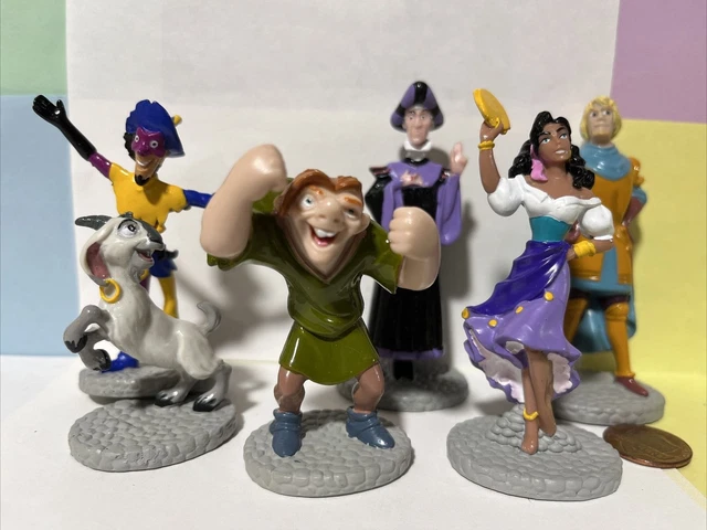 DISNEY HUNCHBACK OF Notre Dame PVC plastic character figures 6 Applause ...