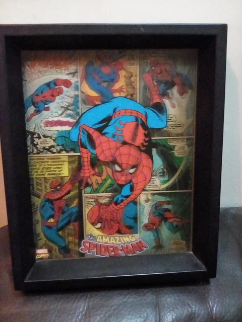 MARVEL COMICS THE Amazing Spider-Man 3D Effect Comic Strip Wall Art 11 ...