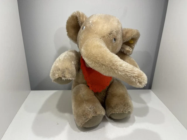 PELUCHE STEIFF ANIMAL éléphant 22 cm. Excellent état EUR 59,68 ...