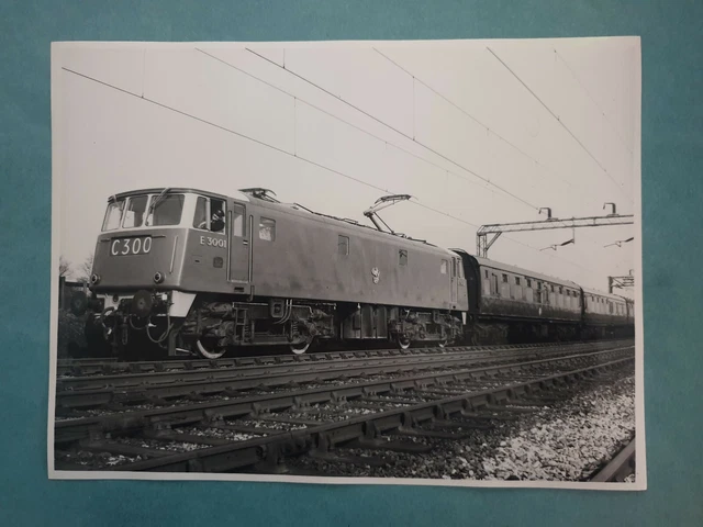 BRITISH RAILWAYS PHOTO Class 81 Electric Loco E3001 PR & Publicity Rail ...