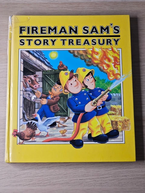 FIREMAN SAM'S STORY Treasury Hardcover 1992 ABC For Kids Picture Book ...