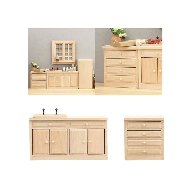 MEUBLES DE MAISON de poupée 1/12 Micro scène armoire modèle jouet pour EUR 15,54 - PicClick FR