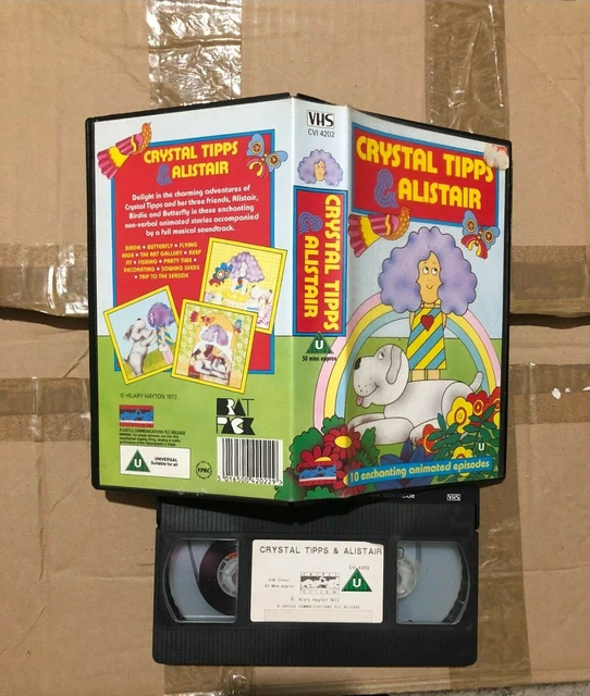 CRYSTAL TIPPS & ALISTAIR {VHS/PAL} VINTAGE 70's KIDS' BBC SERIES ...