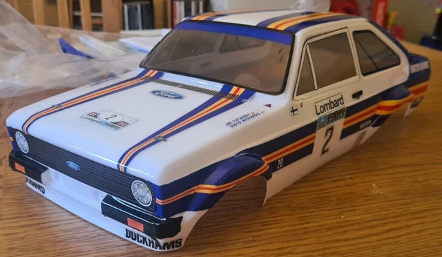 MK2 FORD ESCORT RS 1800 RC Body shell Rally Legends.Will fit Tamiya,HPI ...