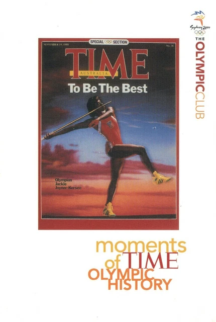 SYDNEY 2000 OLYMPIC Club Time Magazine Cover Jackie Joyner-Kersee ...