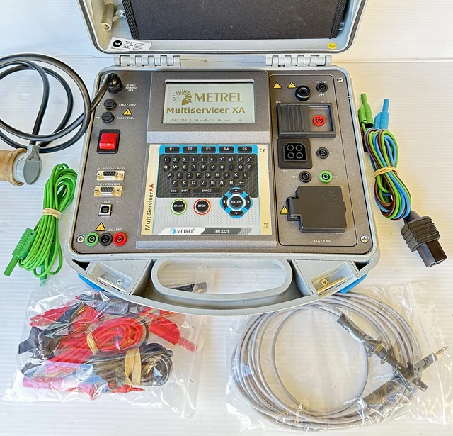 METREL MI 3321 3Ph MultiServicerXA Multifunctional PAT HiPot Tester ...