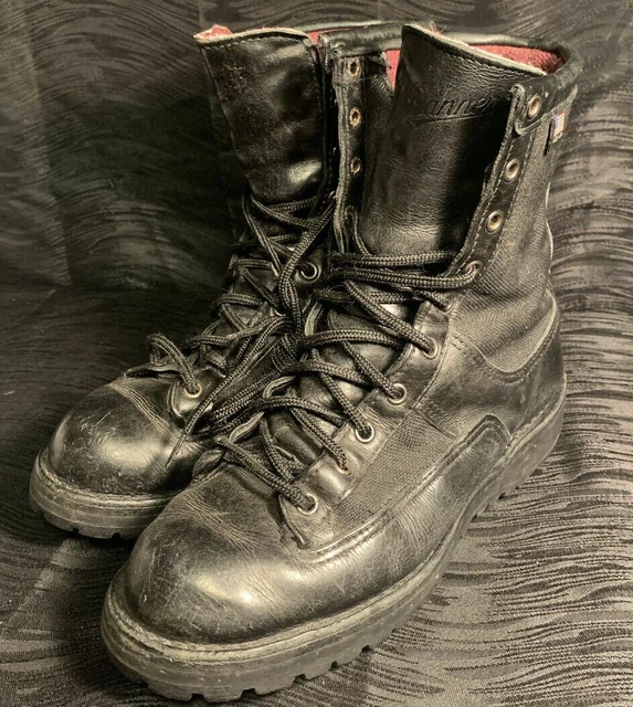 DANNER ACADIA 69210 Gore-Tex 200G Black Leather Boots Men's 7.5 D Made ...