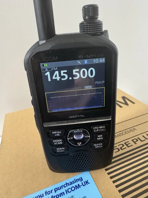 ICOM ID-52E PLUS D-STAR Digital Handheld Transceiver Latest Model USB C ...