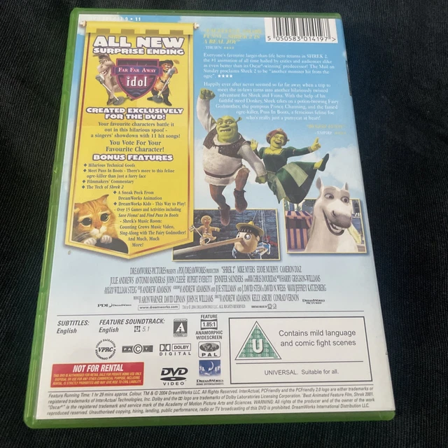 SHREK 2 DVD 2004 Free Delivery £1.99 - PicClick UK
