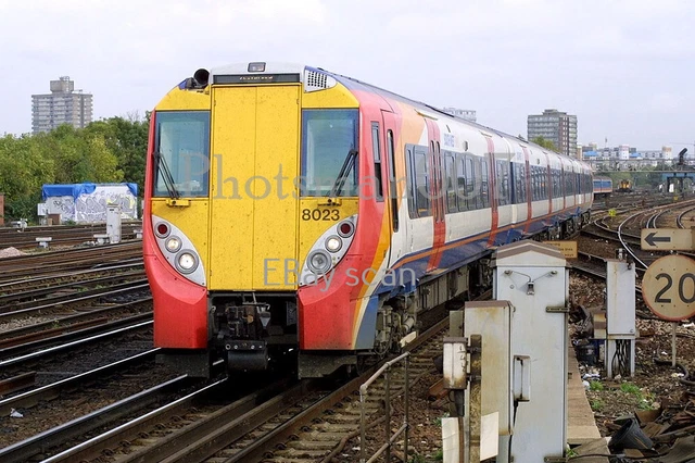 CLASS 458 458023, 4 car EMU, in South West Trains at Clapham Junction £ ...