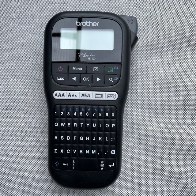 BROTHER PT-H110 LABEL Printer | P-Touch Labeller | QWERTY Keyboard ...