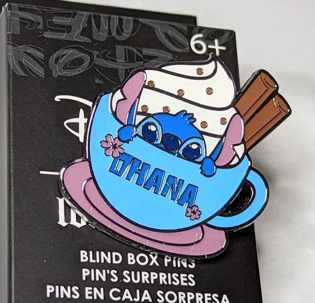 LOUNGEFLY DISNEY CHARACTER Cocoa Blind Box Pin - Stitch Ohana - opened ...