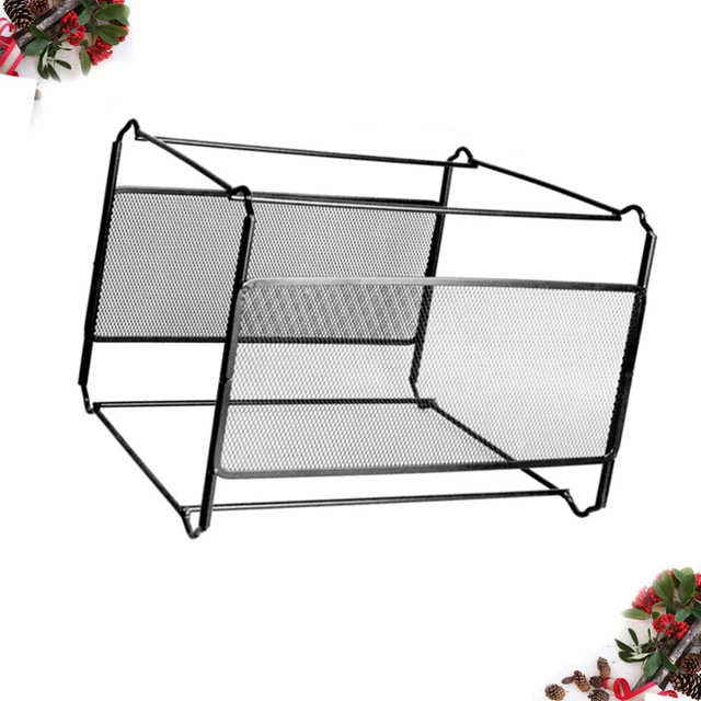 BUREAU PORTE-DOSSIER RACK De Stockage Office Desk Organizer File Folder ...