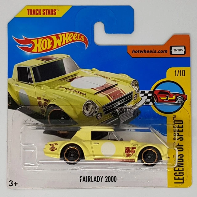 HOT WHEELS - Fairlady 2000 Legends of Speed 1/10 Short Card Yellow EUR ...