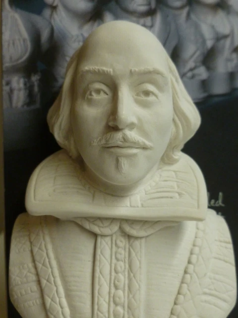 WILLIAM SHAKESPEARE PLASTER Bust Famous Faces Collection by Modern ...