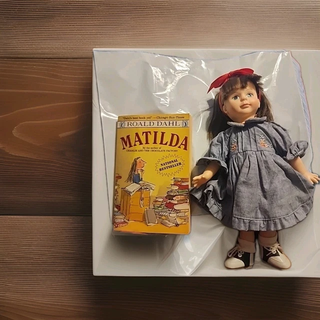 RARE HTF HORSMAN Matilda Doll by Roald Dahl Robin Woods 1996 New with ...