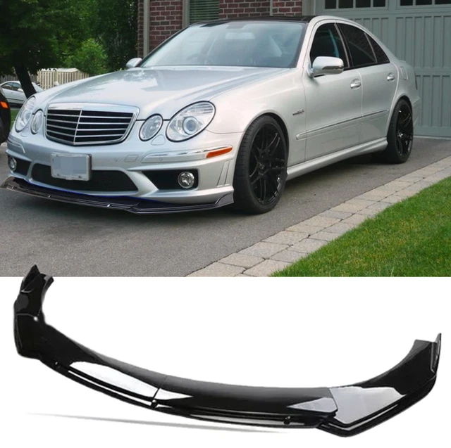 FÜR MERCEDES W211 E-class Spoilerschwert Frontspoiler Frontlippe ...