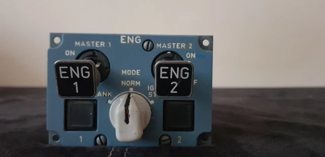 AIRBUS A320 ENGINE Master Switch Panel £300.00 - PicClick UK