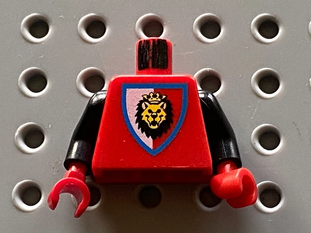 BUSTE LEGO CASTLE Minifig Torso with lion ref 973p4d / Cas551 cas063 ...