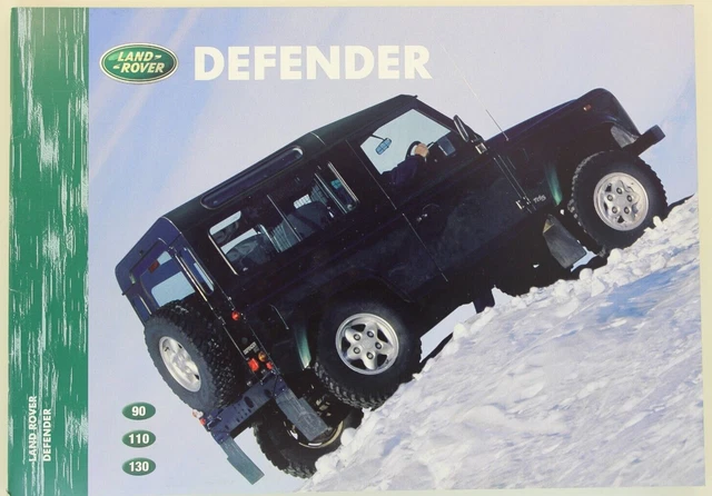 PROSPECTUS BROCHURE TOUT-TERRAIN Land Rover Defender 90 110 130 ...