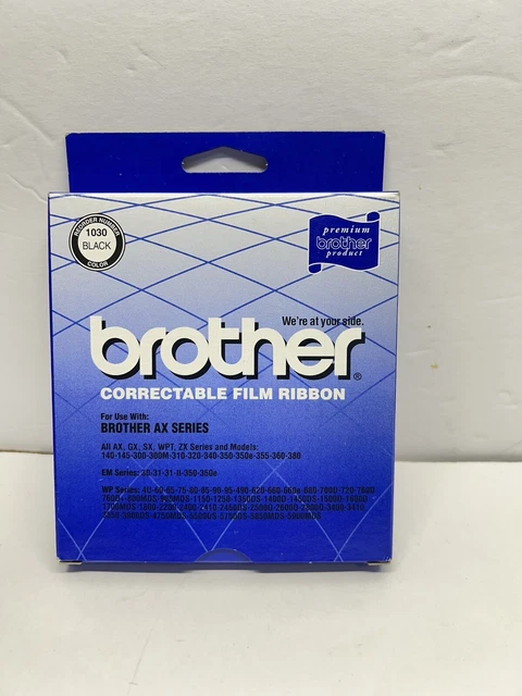 BROTHER CORRECTION FILM Ribbon for Brother AX Series 1030 Black OEM $6. ...