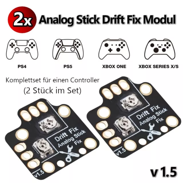 2X STICK DRIFT Fix modulo analogico per PS4 PS5 Xbox One Series S/X ...