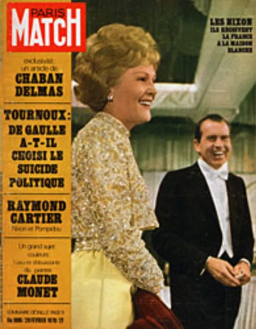 PARIS MATCH N° 1086 - Nixon / Claude Monet / Luchino Visconti (28 ...