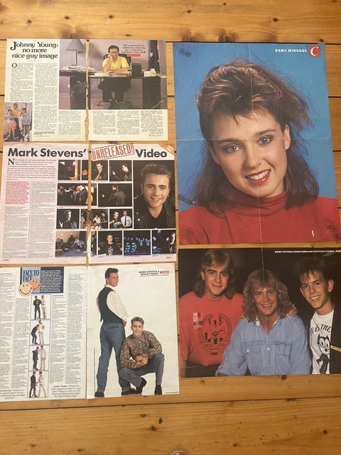 YTT YOUNG TALENT Time Clippings Dannii, Mark Stevens, Neighbours John ...