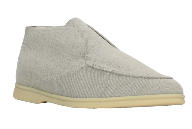 LORO PIANA ANKLE Boots Open Walk Rib Knit Wish Loafers Shoes $2,038.00 ...
