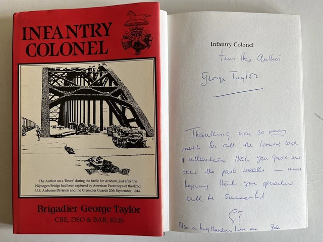 “INFANTRY COLONEL” SIGNED Author WW2 British Army Brigadier George ...