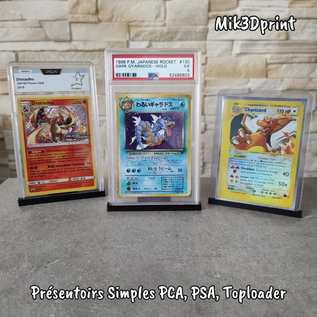 LOT OF 5. Pokemon Card Holder. Display for PCA PSA BGS TCC Toploader £5 ...