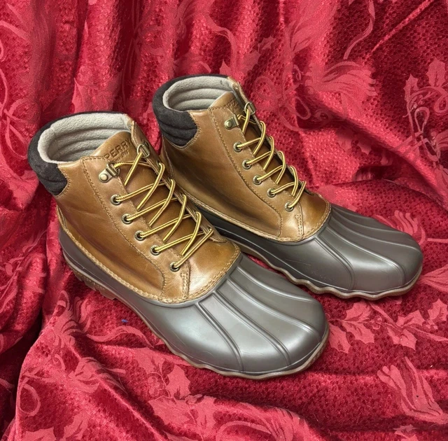 SPERRY TOP-SIDER MENS 11 Avenue Waterproof Duck Boots STS12126 Tan ...