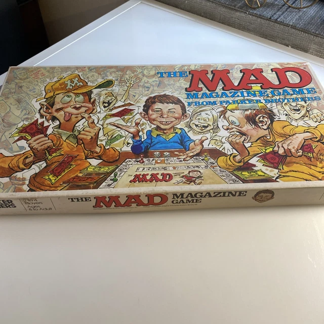THE MAD MAGAZINE Board Game By Parker Brothers 1979 Vintage h29g £20.15 ...
