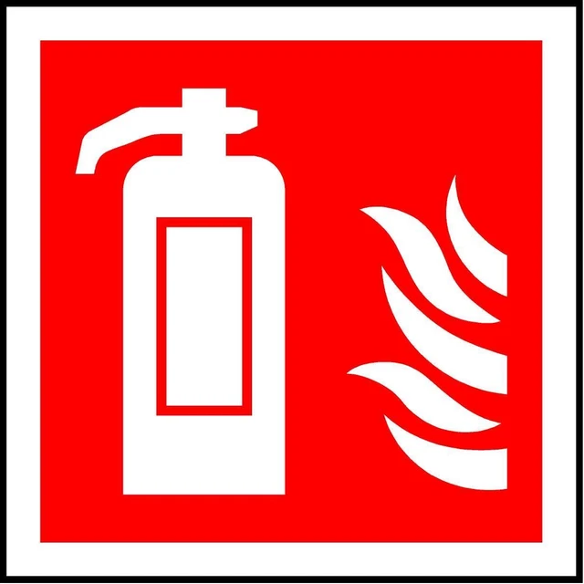 ISO SAFETY LABEL Sign International Fire extinguisher Symbol £1.19 ...
