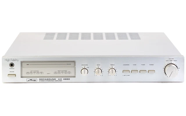 METZ AX4980 AMPLIFICATEUR Argent / din Connexions / Uniforme 1 An ...