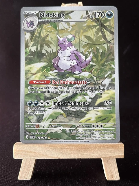 CARTE POKÉMON NIDOKING 174/165 151 EV3.5 Mew FR Neuf EUR 24,90 - PicClick FR