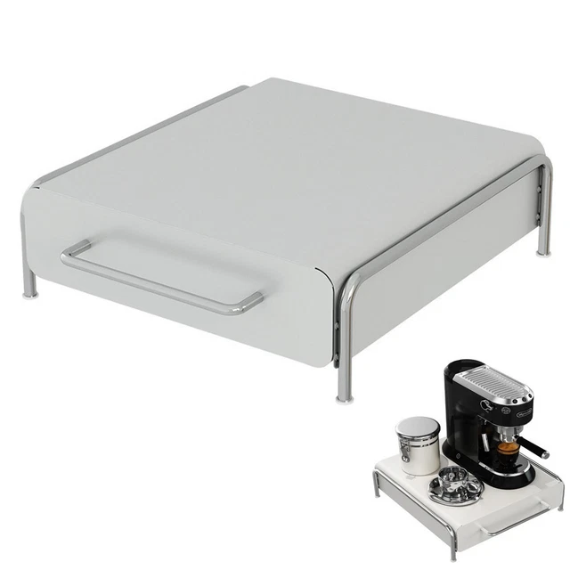 STAINLESS STEEL COFFEE Machine Shelf with Efficient Capsule Storage ...