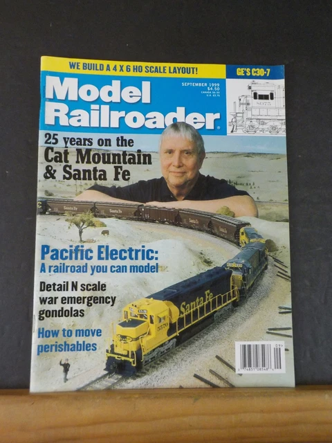MODEL RAILROADER MAGAZINE 1999 September Detail N war emergency ...